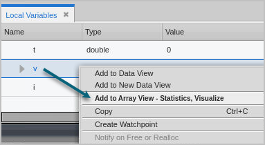 Adding Arrays to the Array View